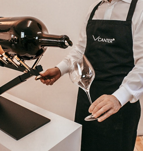 VCANTER - decanting cradle